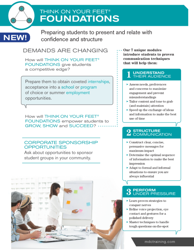 Foundations™ – Think on Your Feet International, Inc.